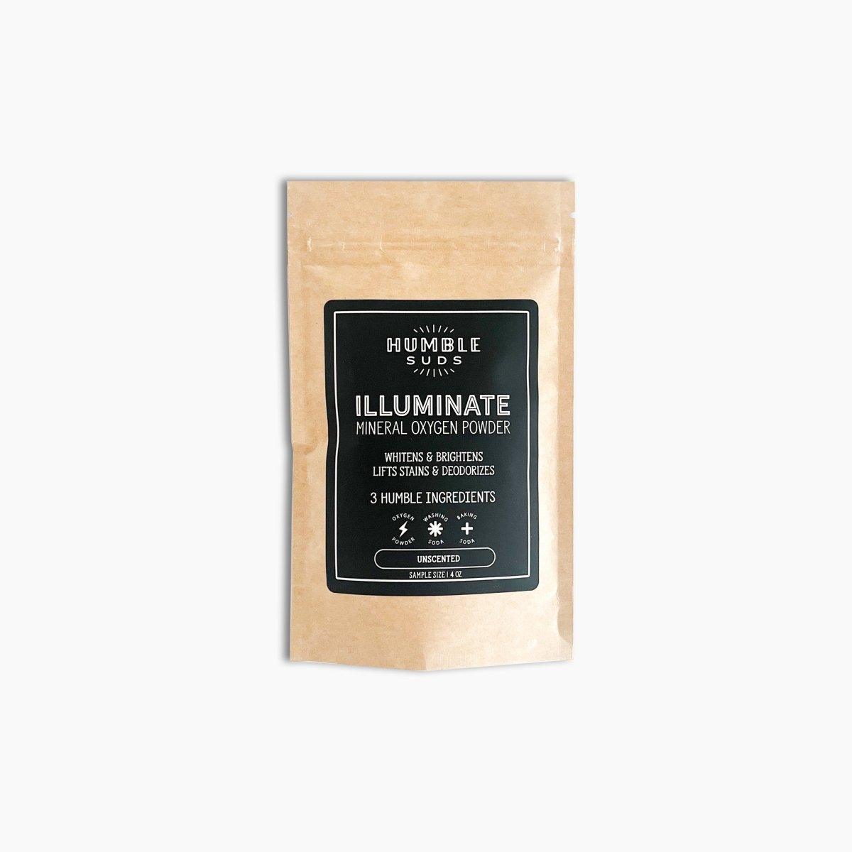 ILLUMINATE Oxygen+Mineral Powder Sample – Humble Suds